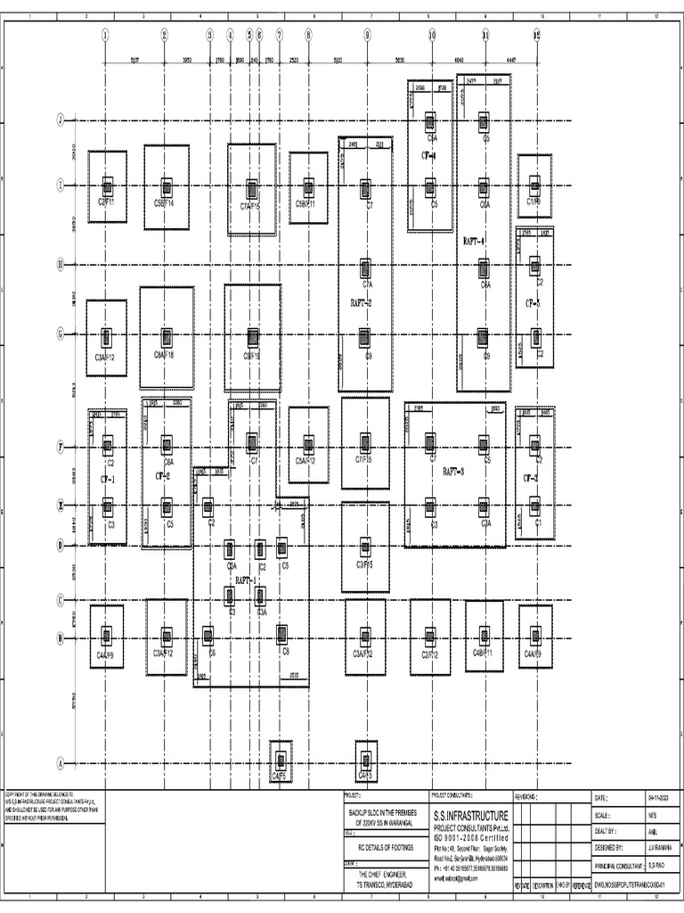 TG Transco Appd STRL Drgs | PDF | Column | Components