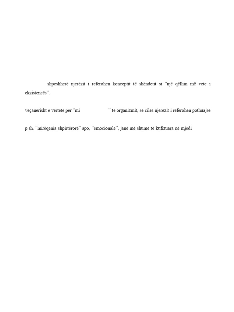 LEX1&2.Konsiderata Te Pergjithshme Mbi Shendetin | PDF