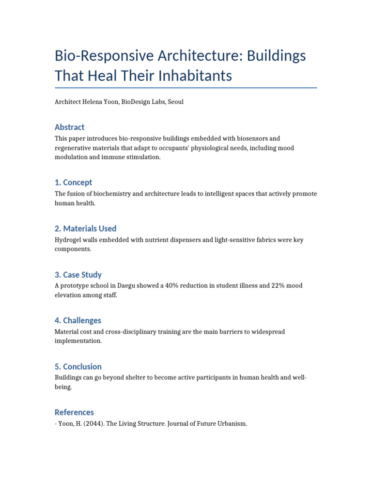 Fictional Research Paper 5 | PDF