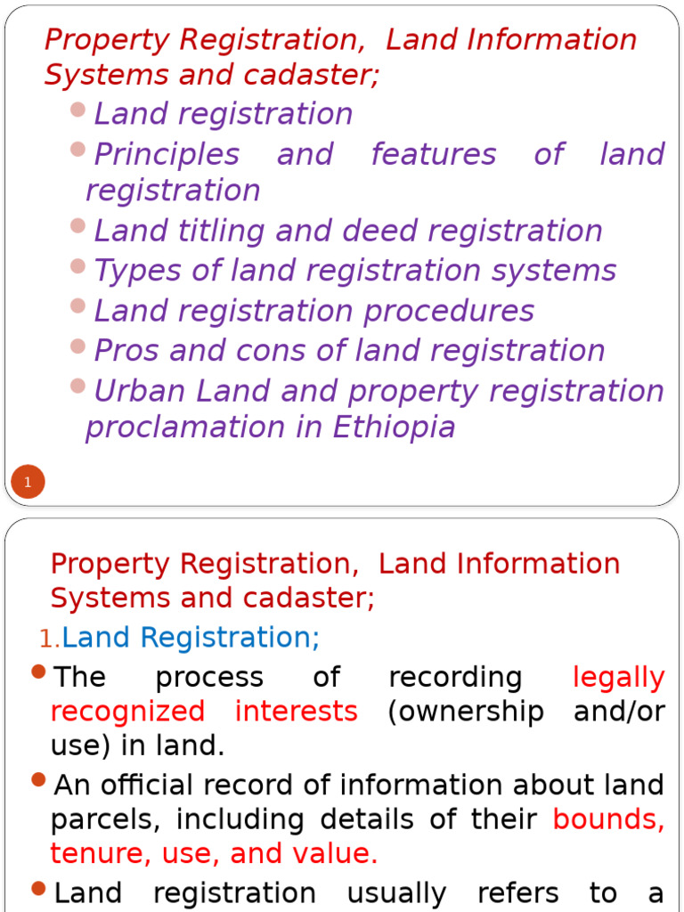 Urban Land Management PPT Series 5 | PDF | Deed | Property