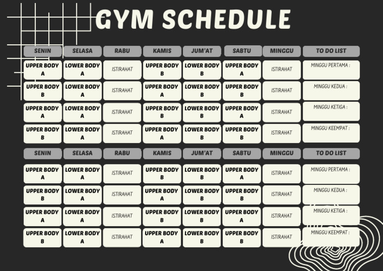 Gym Schedule | PDF
