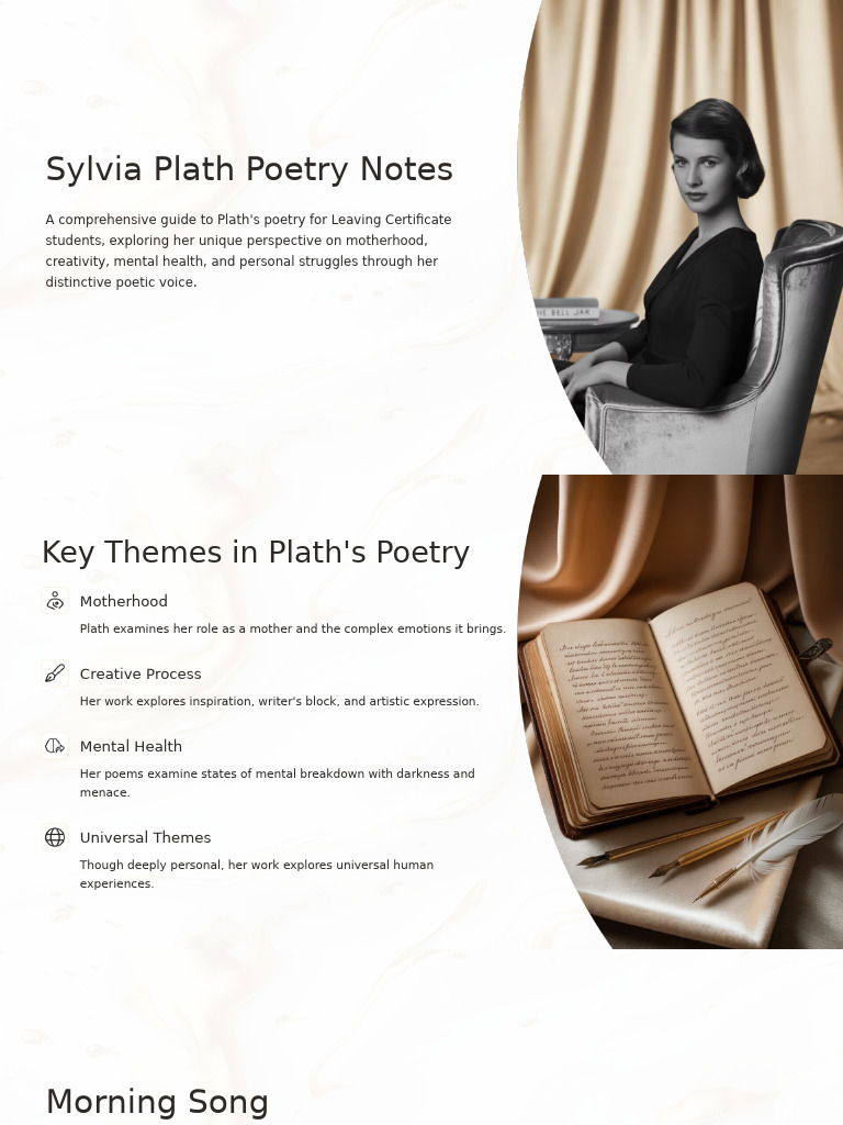 Sylvia Plath Poetry Notes 2025 Start | PDF | Poetry | Sylvia Plath