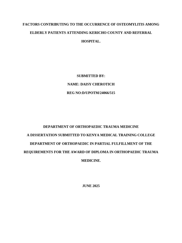 Daisy Cherotich Research Project 2024-2 | PDF | Sample Size ...