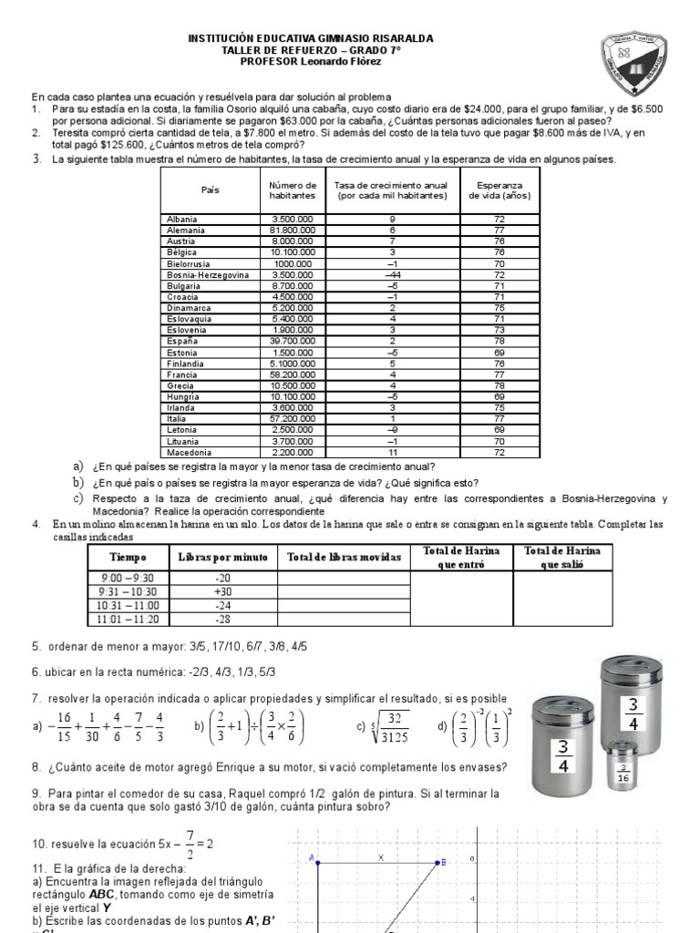 Actividades Matemáticas para Secundaria | PDF | Objetos matemáticos ...
