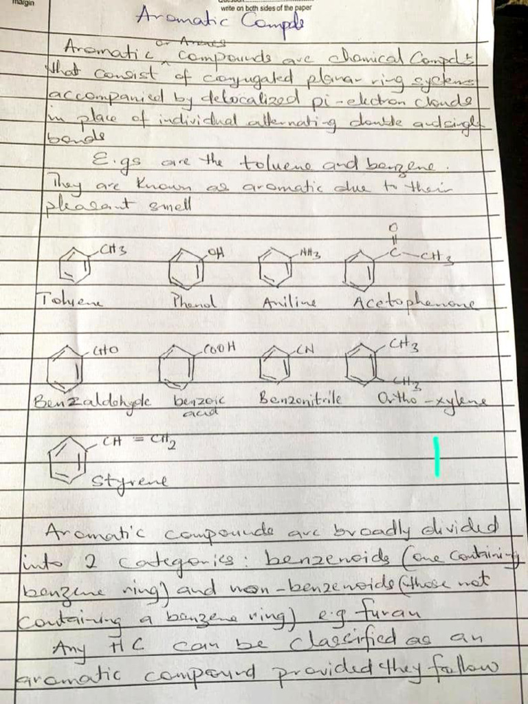 Aromatic and Akyl Group CHE102 | PDF