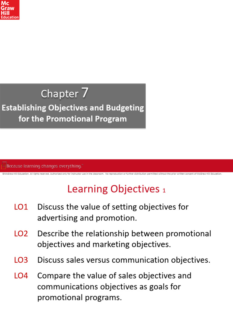 66cc4540b0fe096ddc5e922e Belch 12e PPT Ch07 Sts | PDF | Budget | Marketing Communications