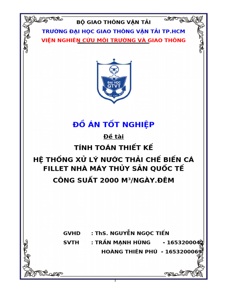 Do An TS Chinh Sua Lan 1 | PDF