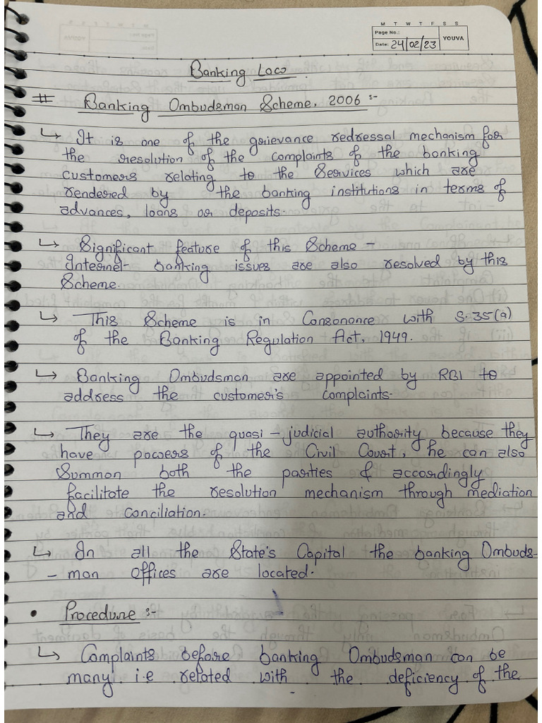 Banking - Unit 1&2 | PDF