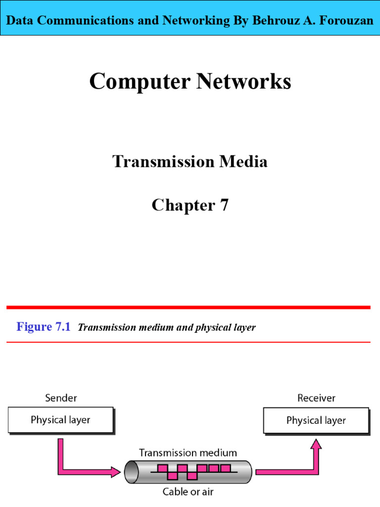 Transmission Media in Networking | PDF | Transmission Medium | Waves