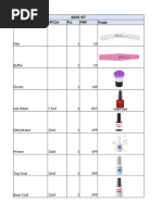 Planet Nails Price List 2025 | PDF | Nail (Anatomy) | Adhesive