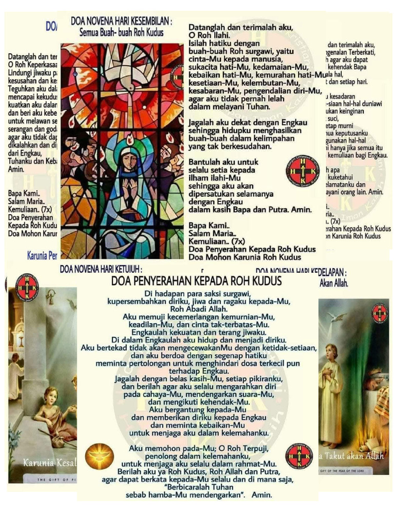 Novena Roh Kudus | PDF