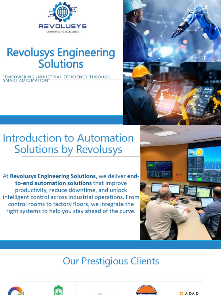 Automation - Revolusys Engineering Solutions | PDF | Automation | Programmable Logic Controller