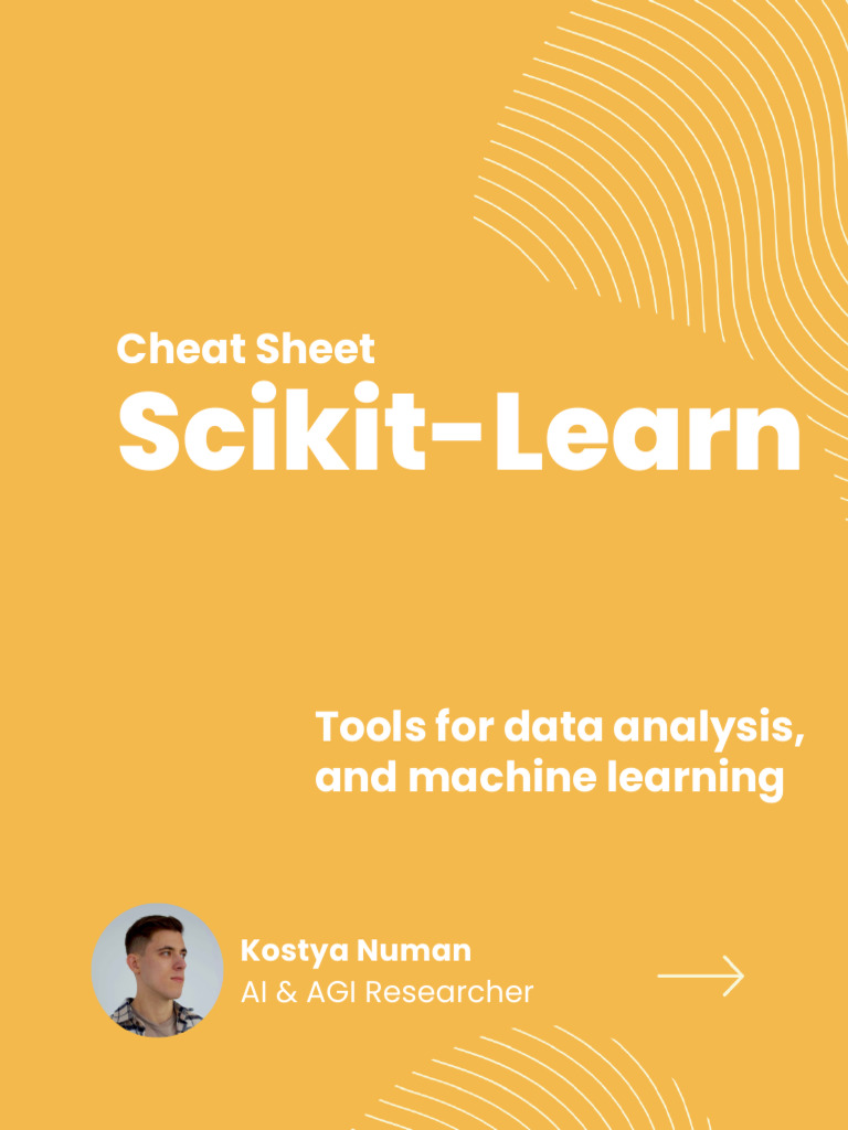 CheatSheet Scikit Learn | PDF | Mean Squared Error | Cross Validation ...