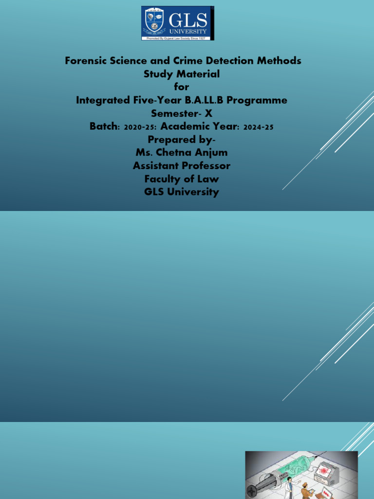 FORENSIC SCI UNIT - III Reference Material - Chetna Anjum | PDF | Digital Forensics | Malware