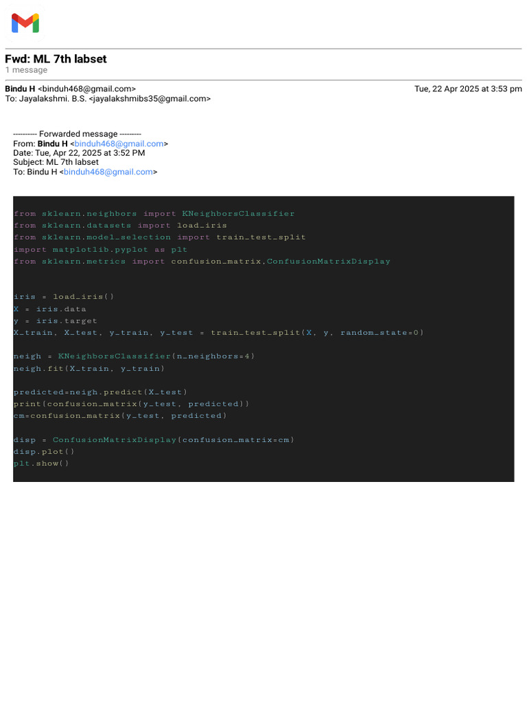 Gmail - FWD - ML 7th Labset | PDF