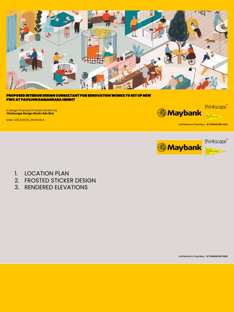 MBB PWC Damansara Frosted Sticker r4 | PDF | Design | Architectural Design