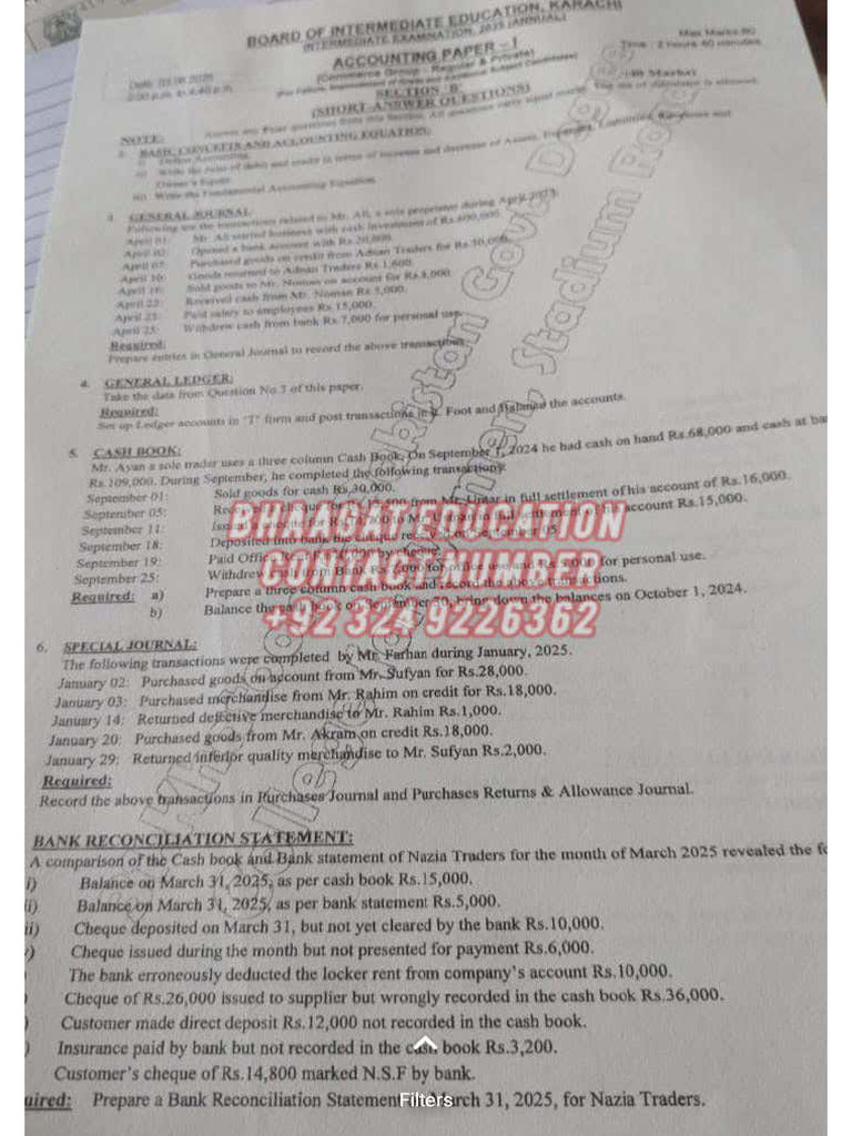 Accounting - 1paper Solved by PANDA GROUP | PDF