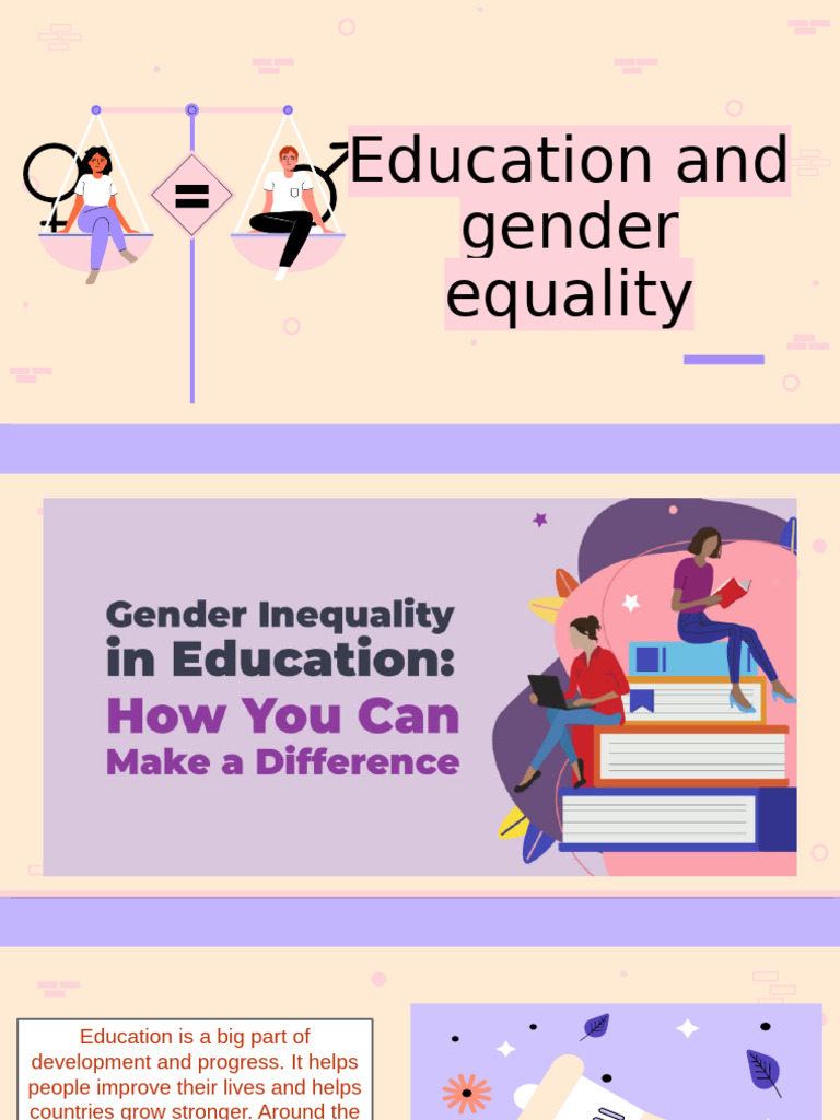 Gender Equality Newsletter Infographics by Slidesgo | PDF