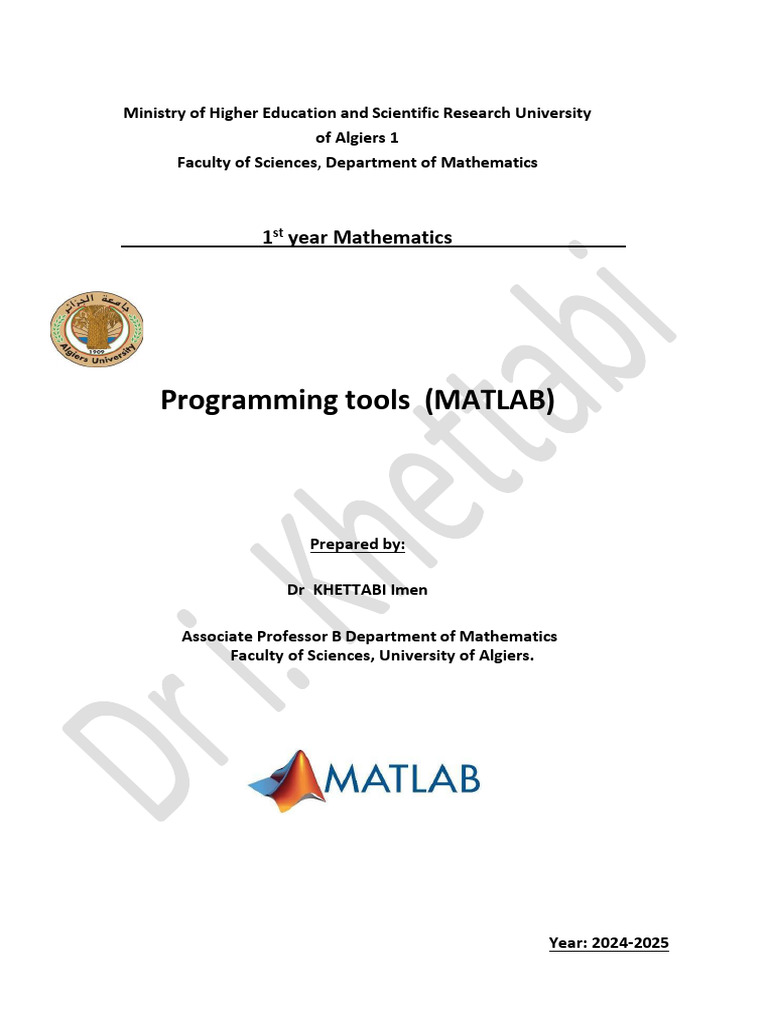 OPM Chapter 3 Element of Programmings | PDF | Control Flow | Matlab