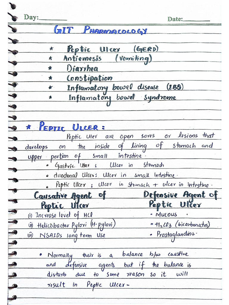 Git Pharmacology by Uzair Ahmed | PDF