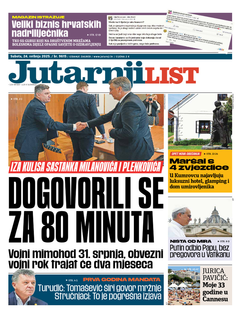 Jutarnji List 24.5.2025. | PDF