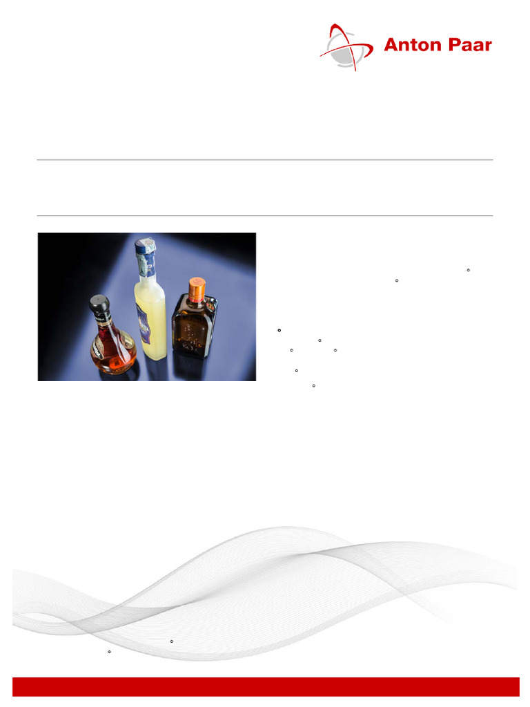 Alcohol Measurement with Density Meters | PDF | Distillation ...