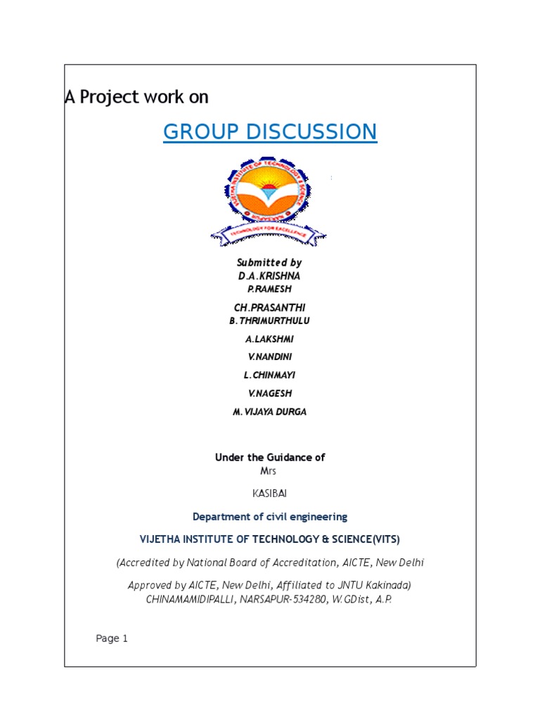 Group Discussion | PDF | Conversation | Leadership