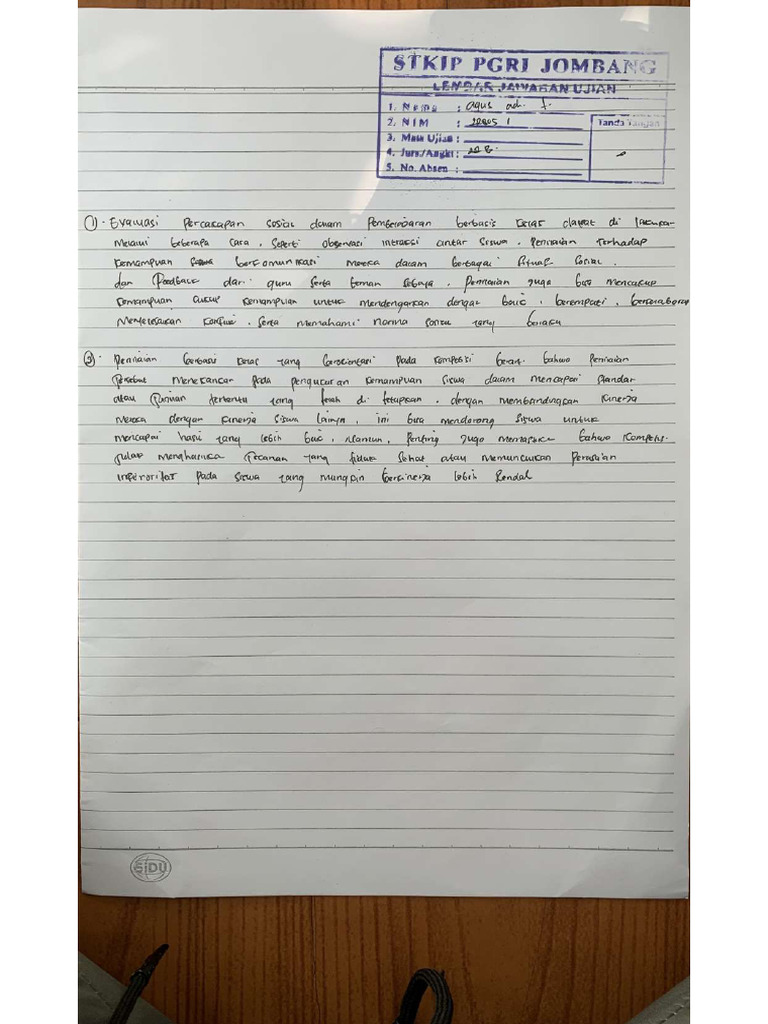 Tugas 5 Agus Adi Trianto 228051 | PDF