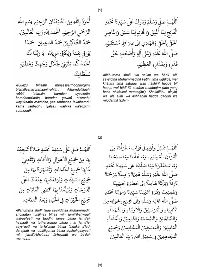 Doa Tahlil Lengkap | PDF