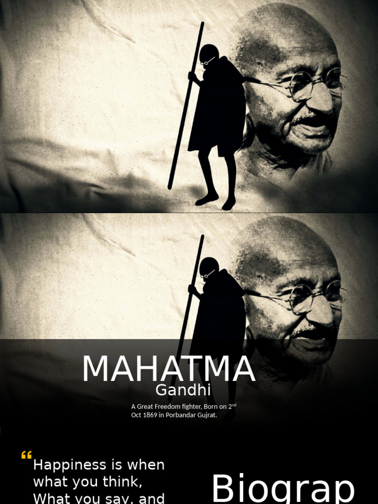Krish Mahatma Gandhi Presentation New | PDF