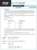 Problems in Logarithmic Equation - Prilepko | PDF | Logarithm | Numbers