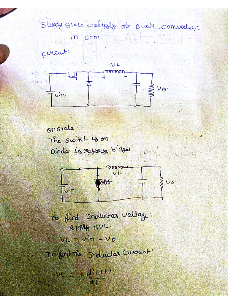 Steady State Analysis of Buck Converter, Boost Converter Buckboost ...