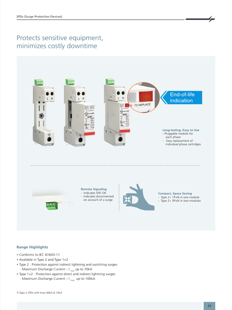 Surge Arrester - Pages from AU Solutions_FDP_Catalogue 1.4[87] | PDF ...