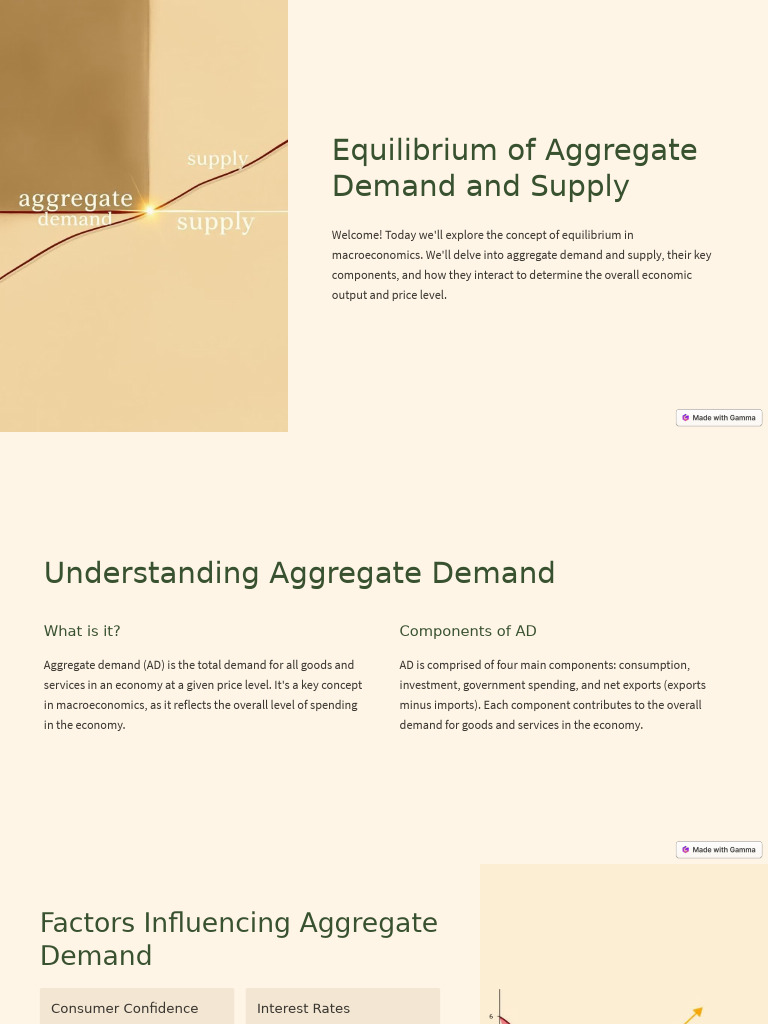 Aggregate Demand and Supply Equilibrium | PDF | Economic Equilibrium ...