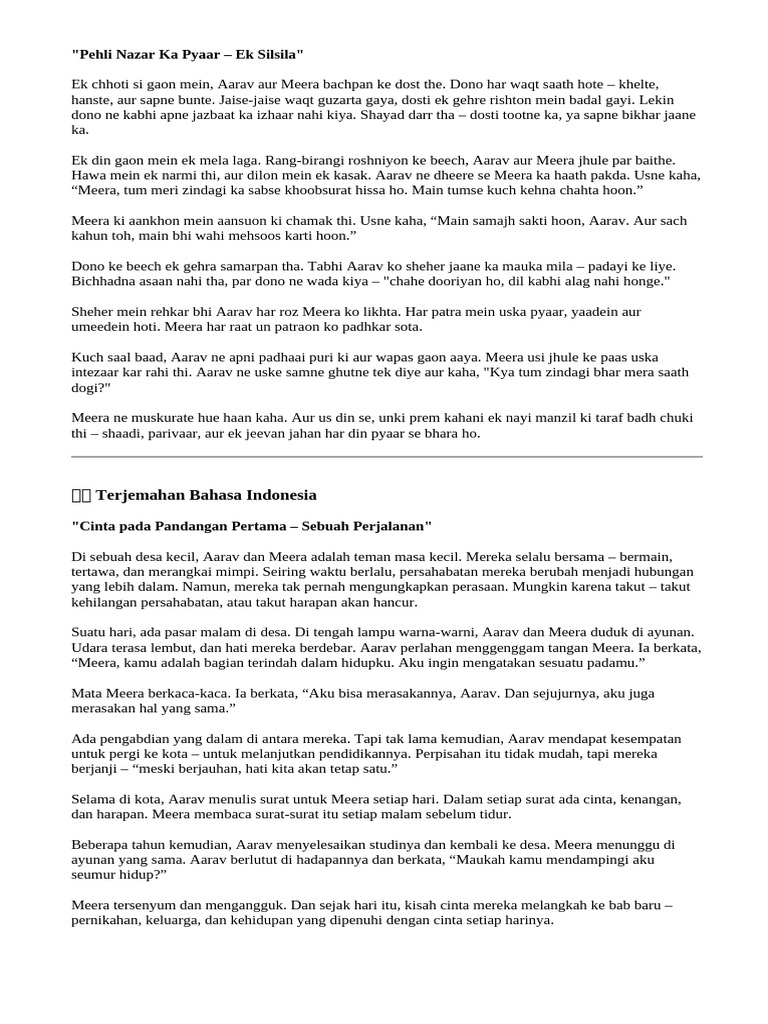 Cerita 4 Ahasa | PDF