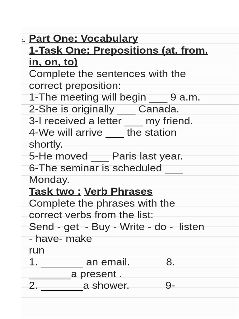 A2 English Proficiency Test - 250311 - 115759 | PDF