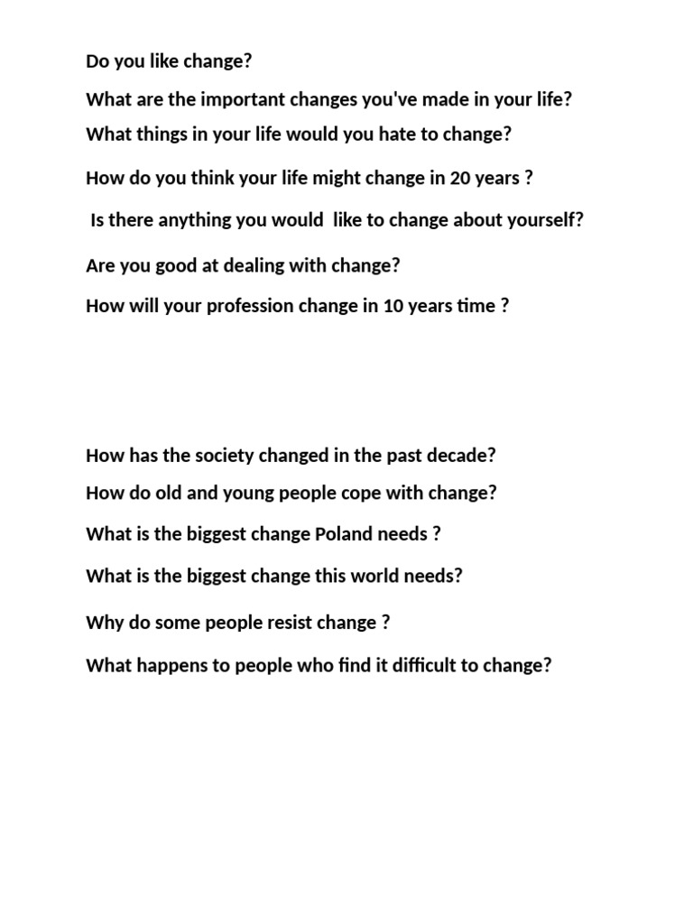 Change | PDF