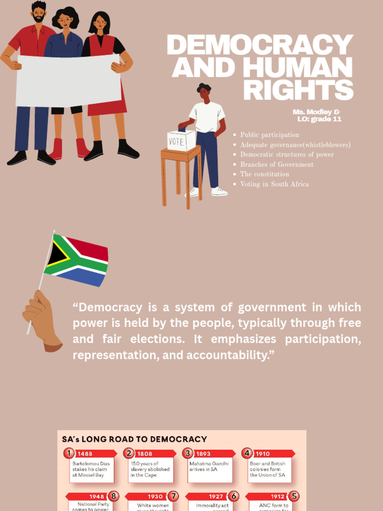 Democracy and Human Rights | PDF | Governance | Accountability