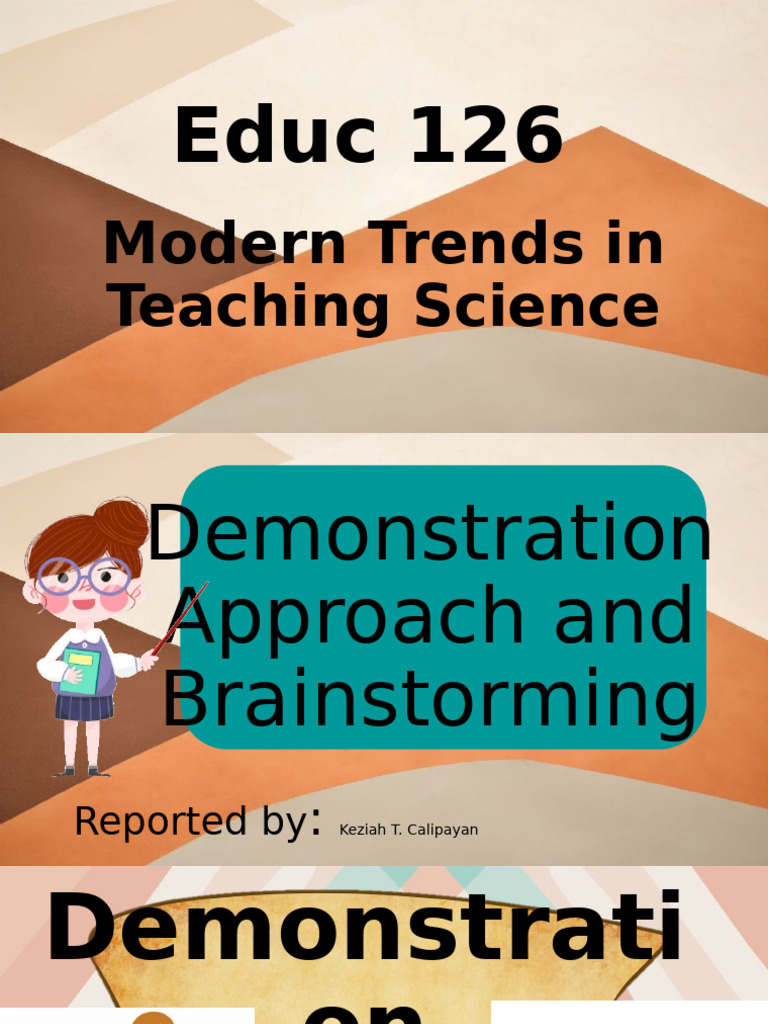 Demonstration Approach and Brainstorming | PDF | Brainstorming | Behavioural Sciences