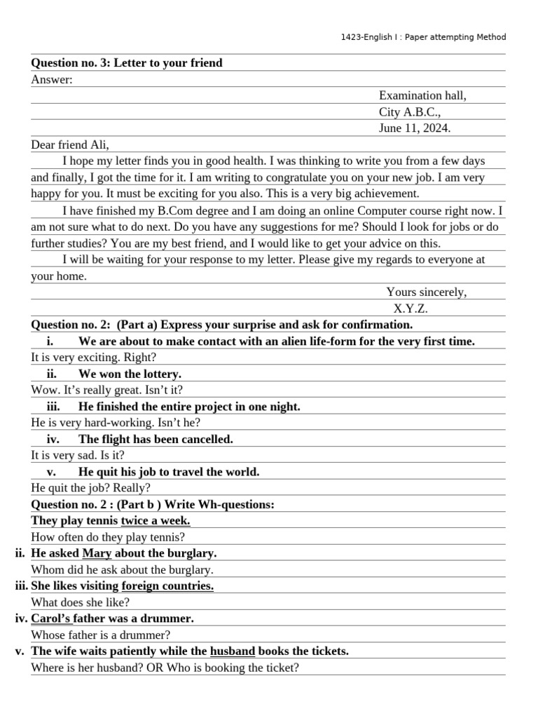 1423 - English Paper Attempt II | PDF | Smartphone