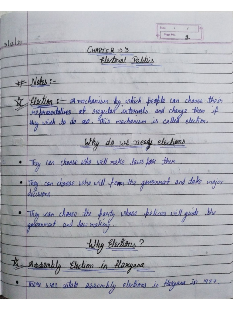 Civics Chapter 3 | PDF