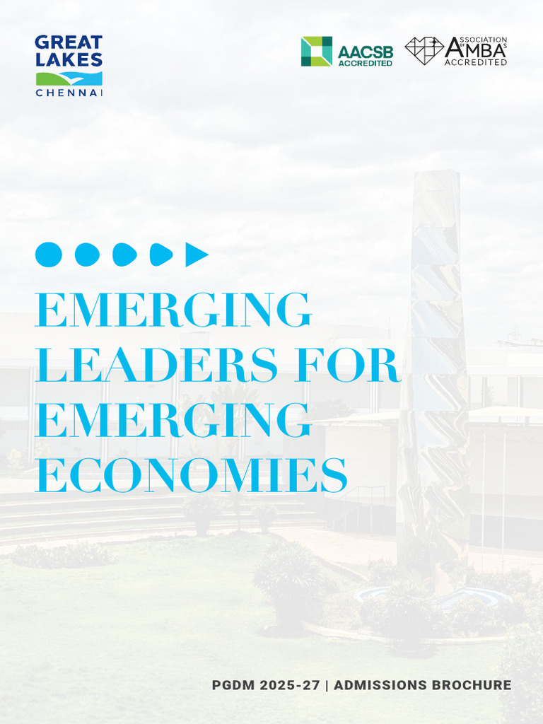 Admissions Brochure PGDM 2025 27 | PDF | Master Of Business Administration | Analytics