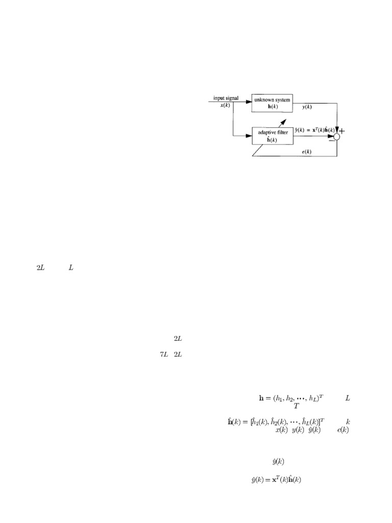 A Block Exact Fast Affine Projection Algorithm | PDF | Fast Fourier Transform | Matrix (Mathematics)