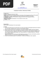 ESOL - Entry 1 - Reading Candidate Paper - Practice Paper A | PDF