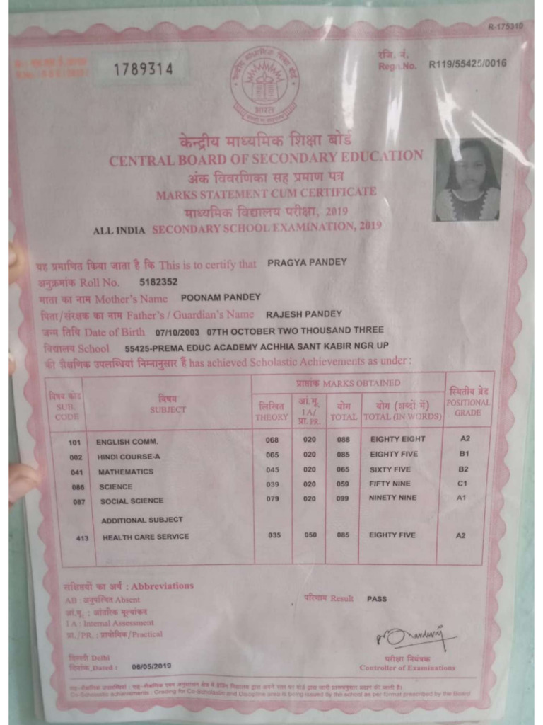 Board Certificate | PDF