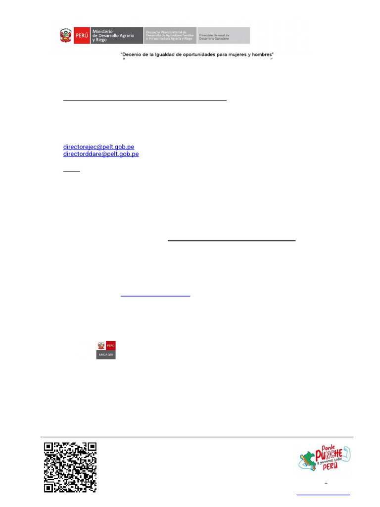 Oficio #0037-2025-Midagri-Dvdafir-Dgdg - Opinión Técnica Favorable | PDF | Perú | Productos lácteos