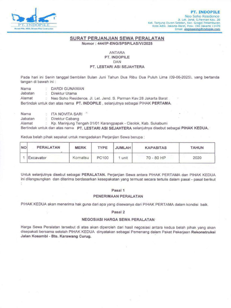 444 SPSP Lestari | PDF