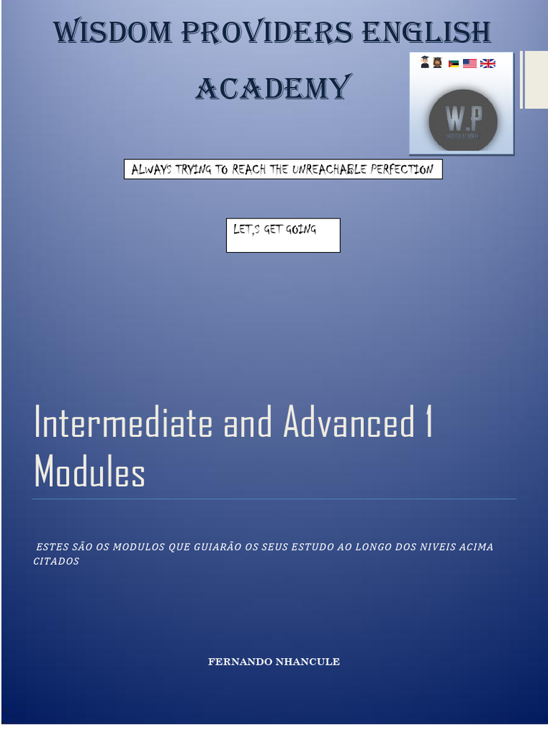 Pre-Finished Interm, Adven Modules | PDF | Grammar | Language Mechanics