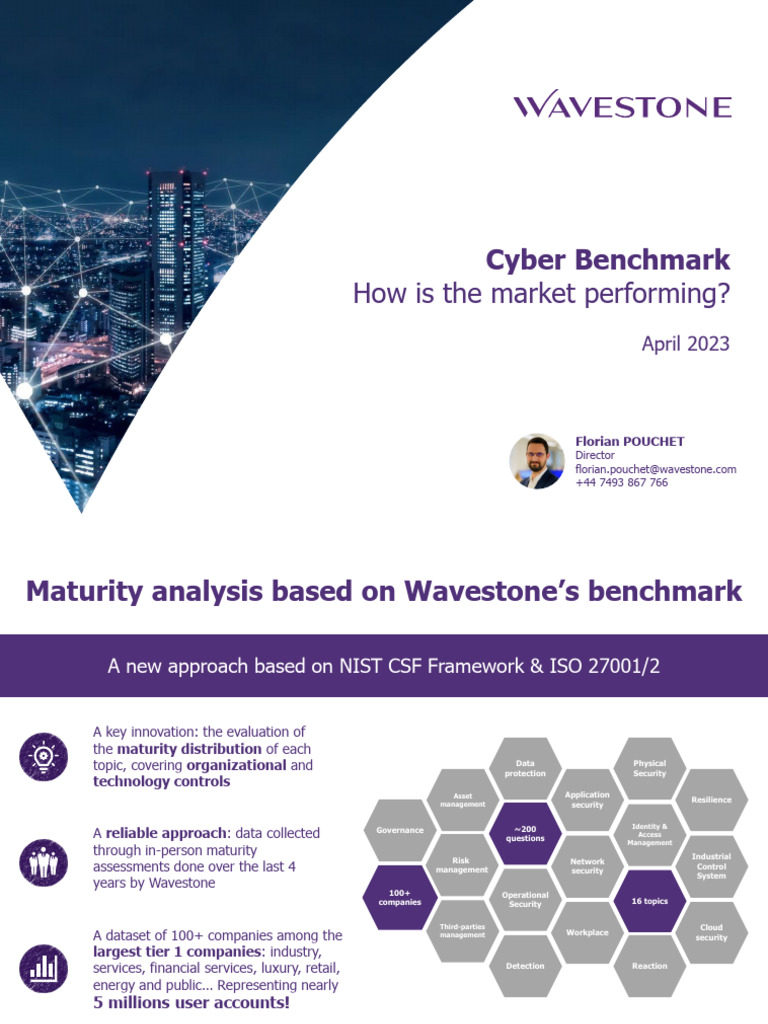 Cyber Benchmark 2023 Wavestone en | PDF | Computer Security | Security