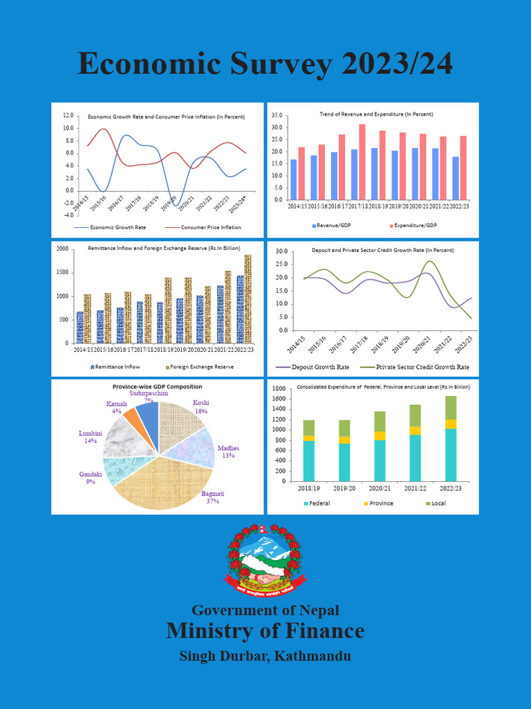 Economic Survey 2023 in English | PDF | Gross Domestic Product | Inflation